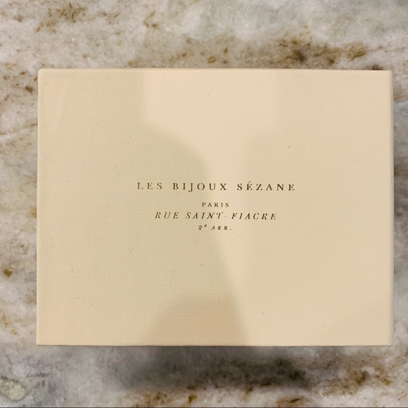 Sezane | Accessories | Sezane Cream Colored Jewelry Box | Poshmark
